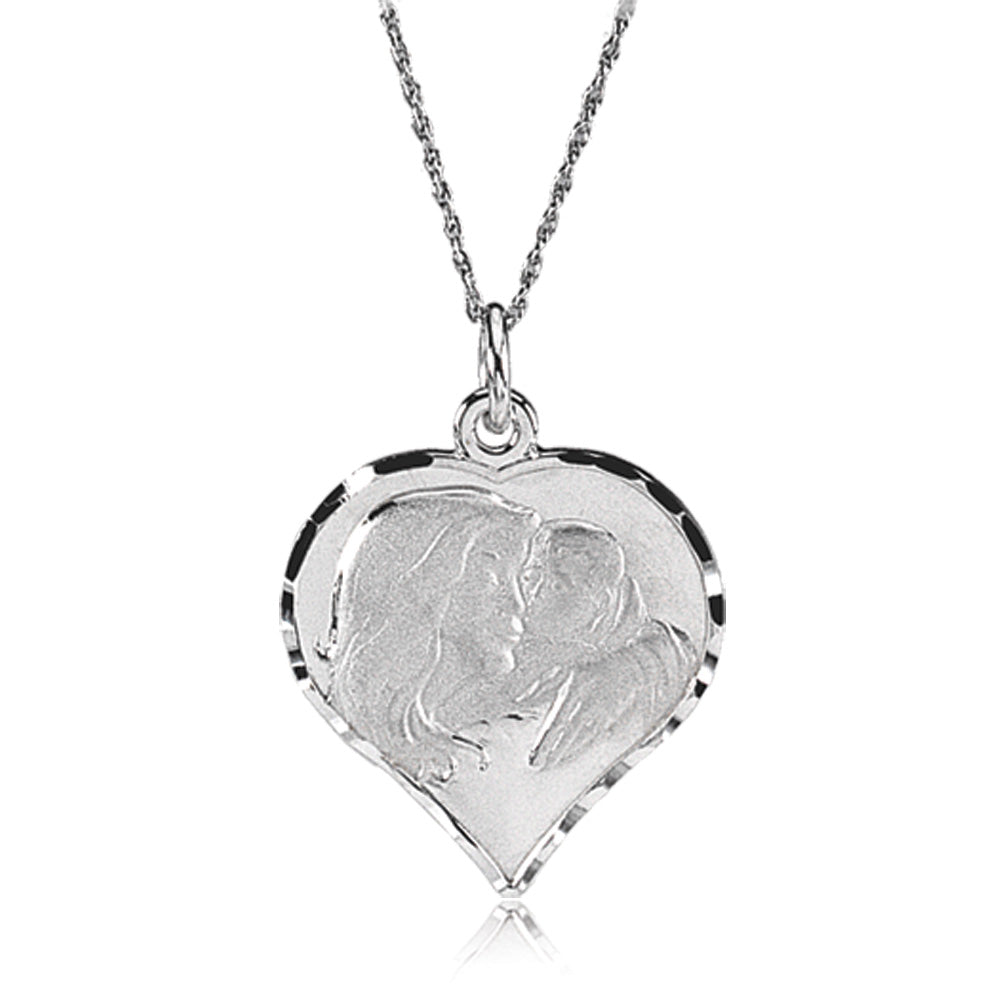My Beautiful Child Necklace in Sterling Silver - Black Bow Jewelry Company