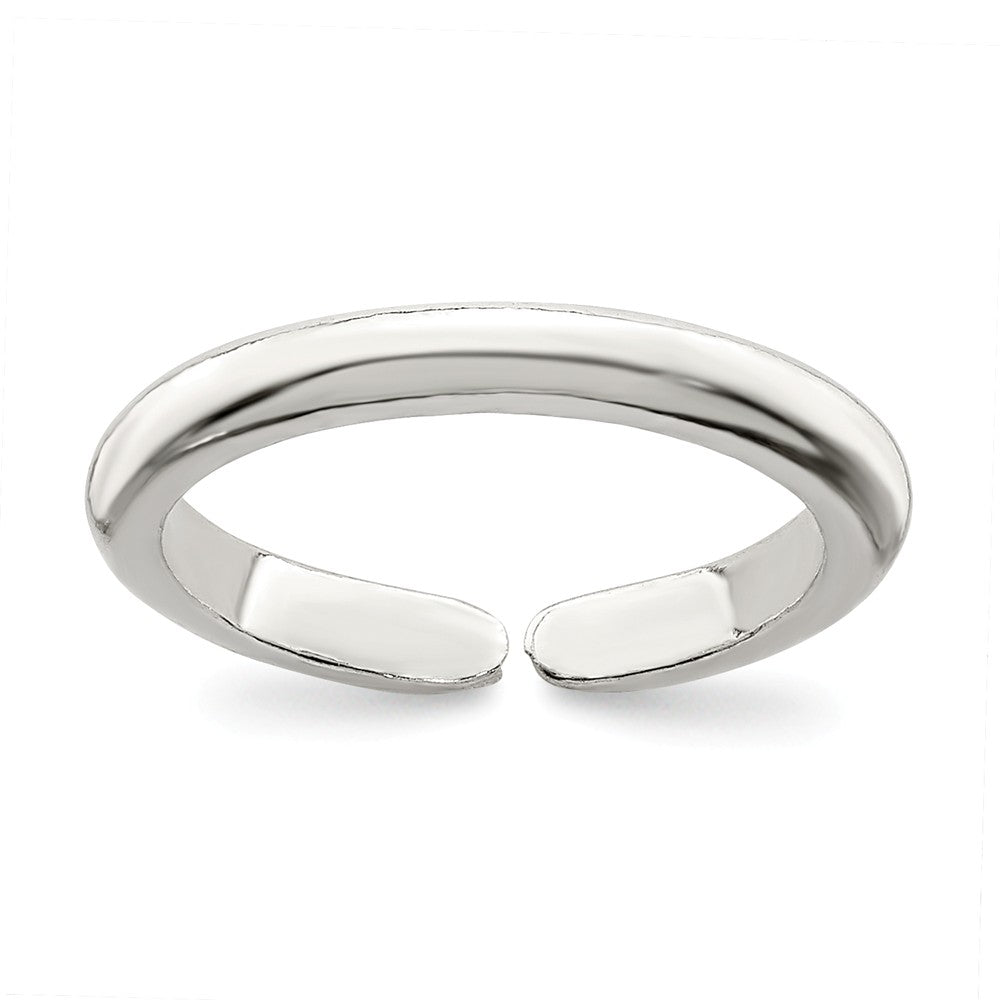 Simple Toe Ring in Sterling Silver - Black Bow Jewelry Company