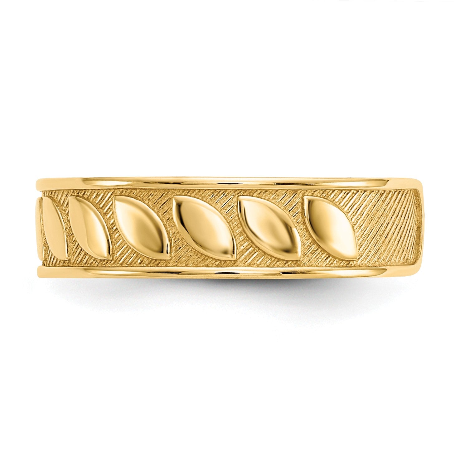 Polished 3mm Toe Ring with Bead Design in 14k Yellow Gold - Black Bow ...